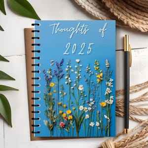 Wildflower 2025 Journal, 2025 Notebook for Women, Gift for Her, Floral ...