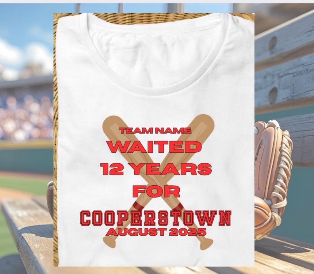 Custom Cooperstown Team T Shirts (waited 12 Years for This…..) - Etsy