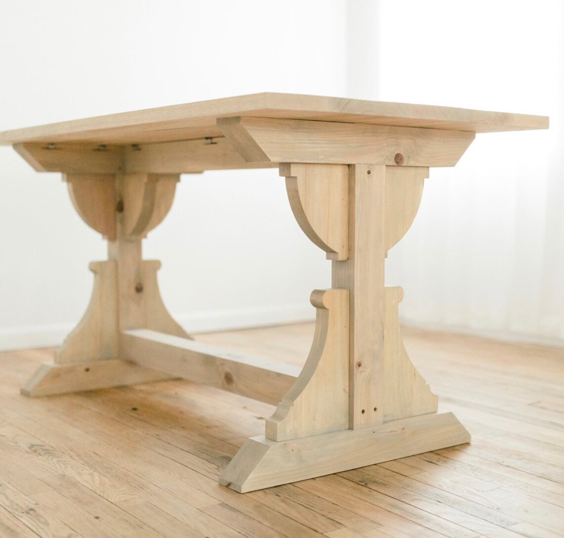 French Dining Table Modern Farmhouse Dining Table Modern - Etsy