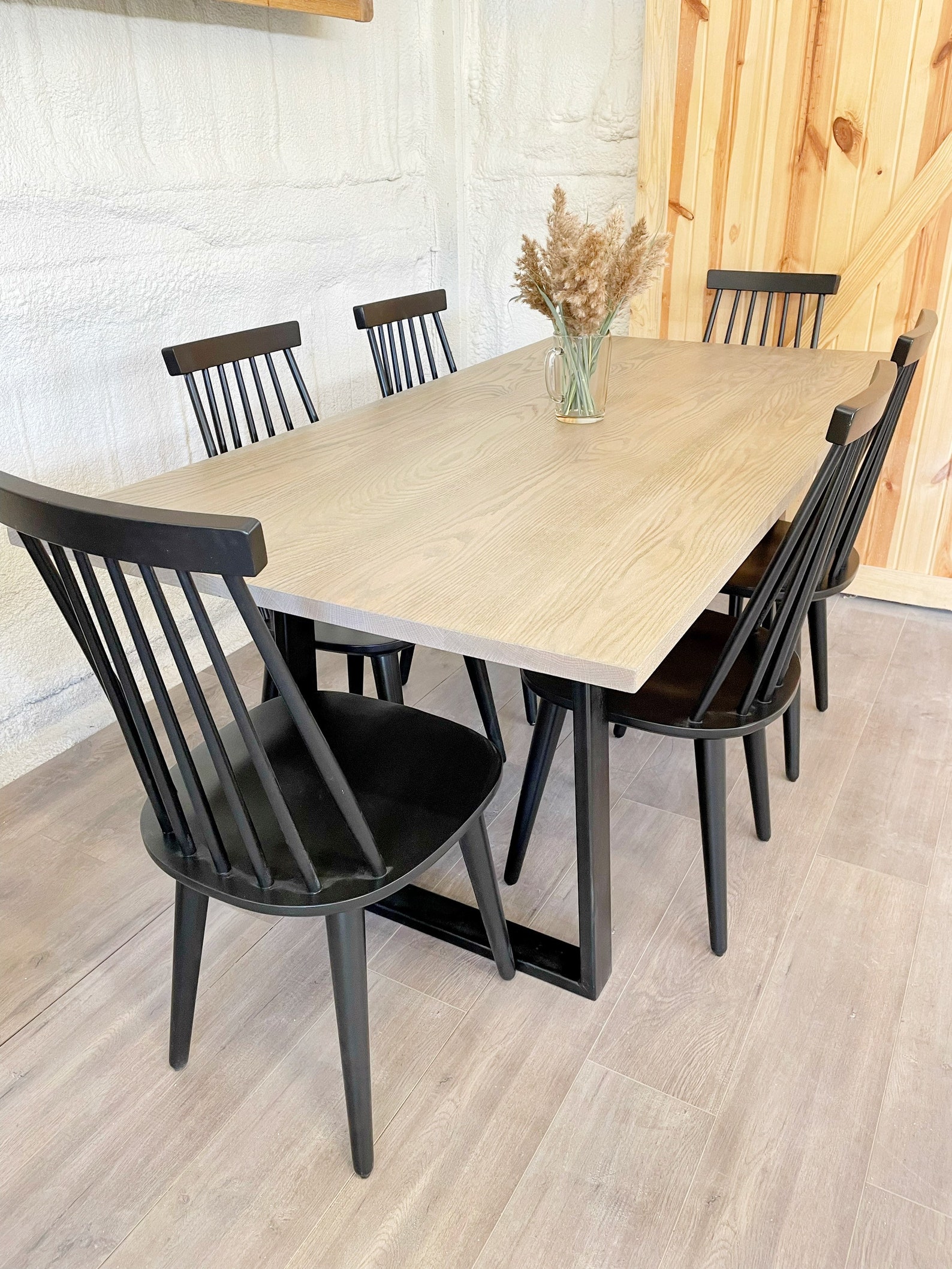 Modern Farmhouse Modern Dining Set Farmhouse Dining Set - Etsy