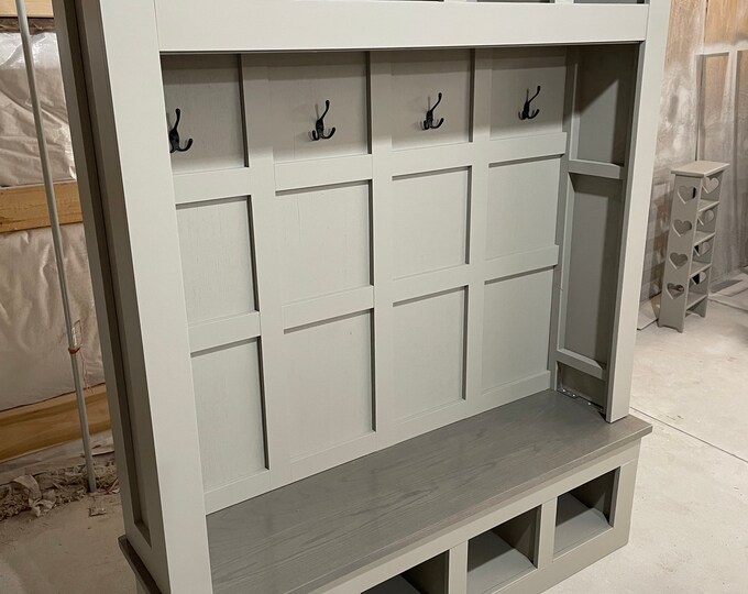 Hall Tree, Hall Tree With Bench, Mudroom Lockers, Entryway Organizer ...