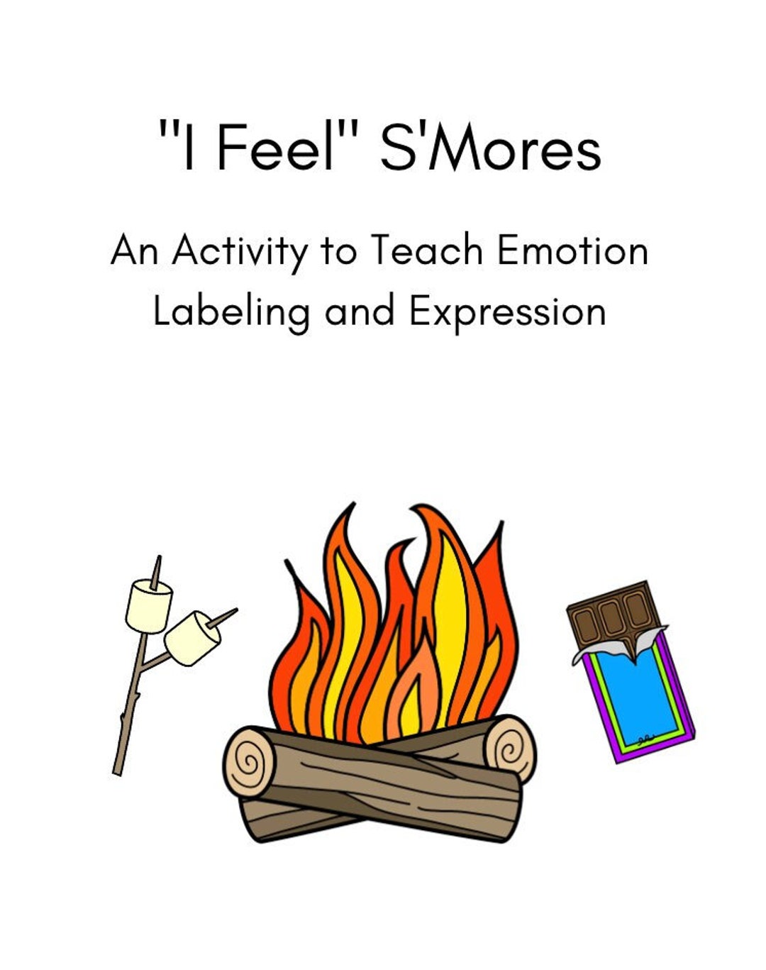 I Feel S'mores Activity | Activity to Teach, Identify, and Express ...