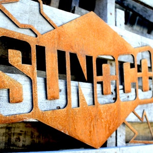 Sunoco Gas Station Garage Sign Large Wall Petroleum Plasma Art Garage ...