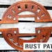 Rusty Patina Shell Gas Station Garage Sign Large Wall Petroleum Art ...