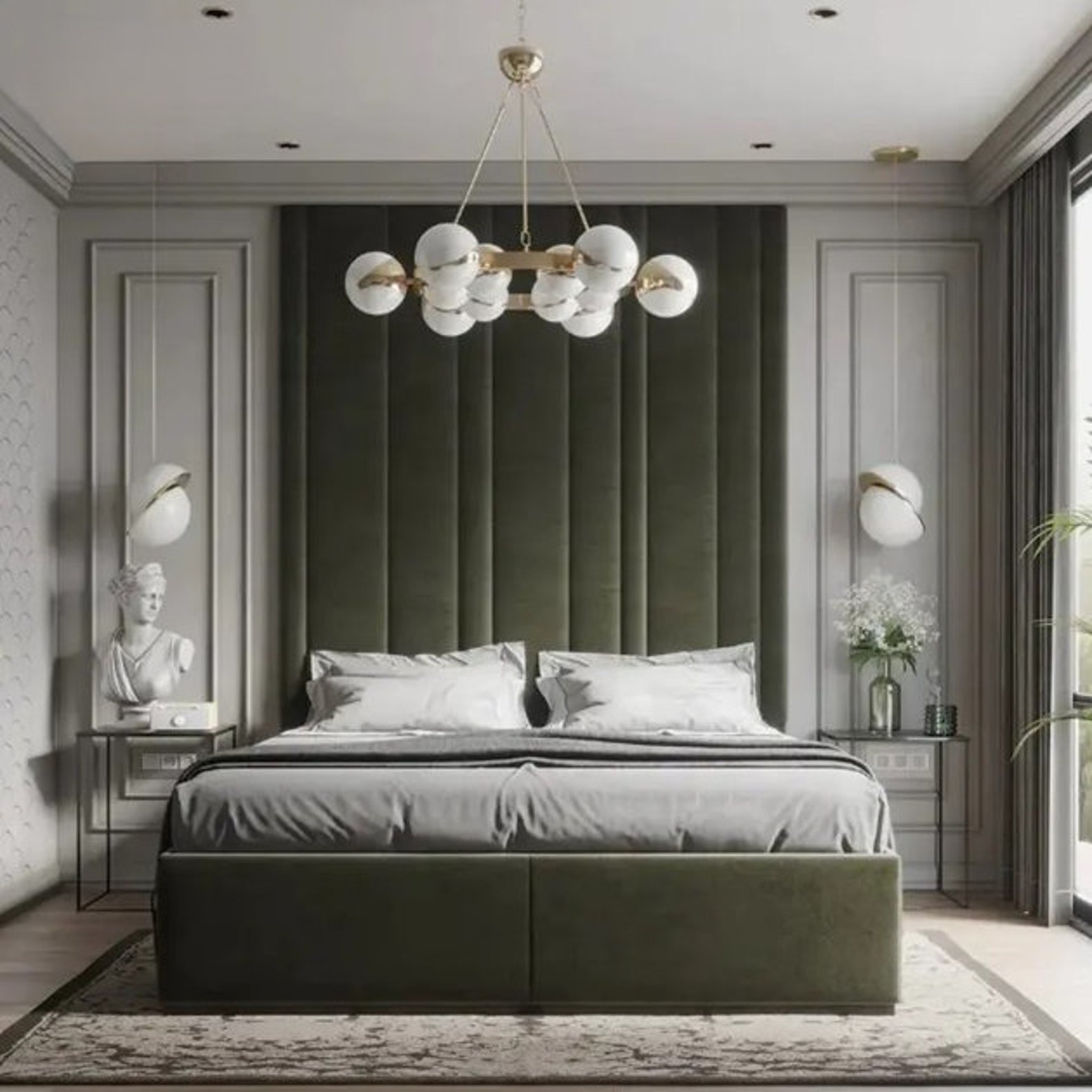 Upholstered Headboards Wall Panels & Bed Frames Any Size! Custom Made ...