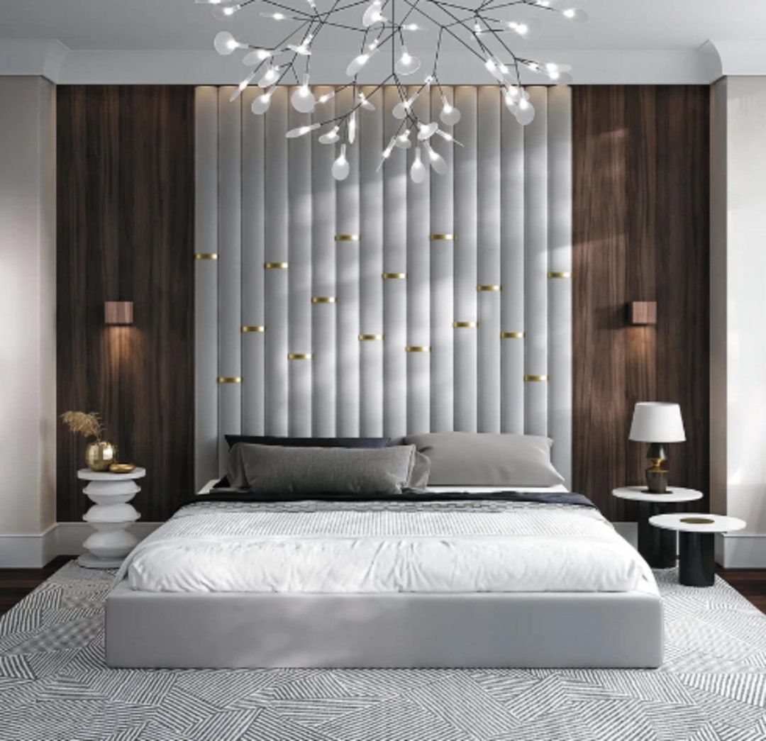 Upholstered Headboards Wall Panels & Bed Frames Any Size! Custom Made ...