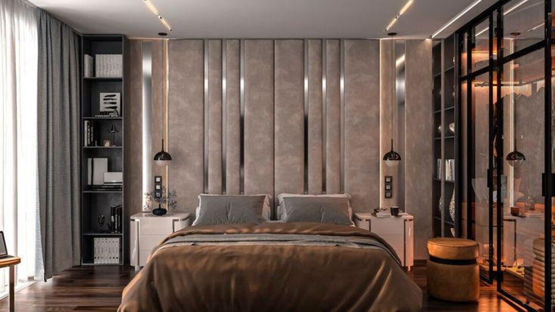 Upholstered Headboards Wall Panels & Bed Frames Any Size Custom Made to ...