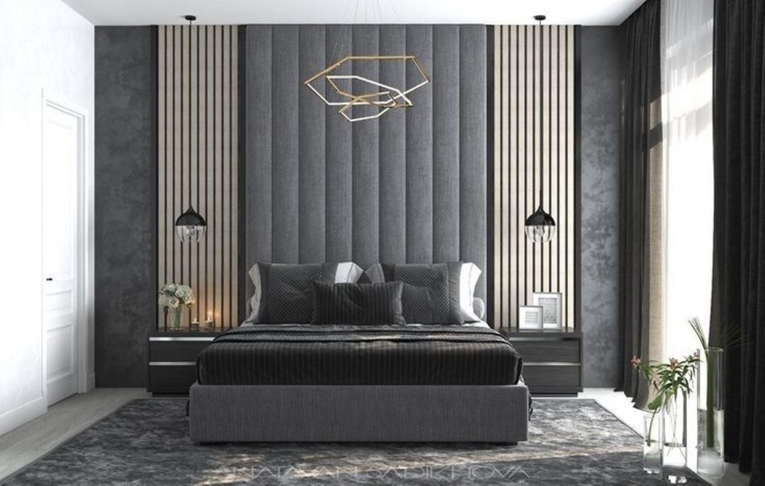Custom Upholstered Headboards Wall Panels & Bed Frames Any Size! Made ...
