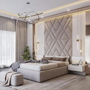 Upholstered Headboards Wall Panels & Bed Frames Any Size! Custom Made ...