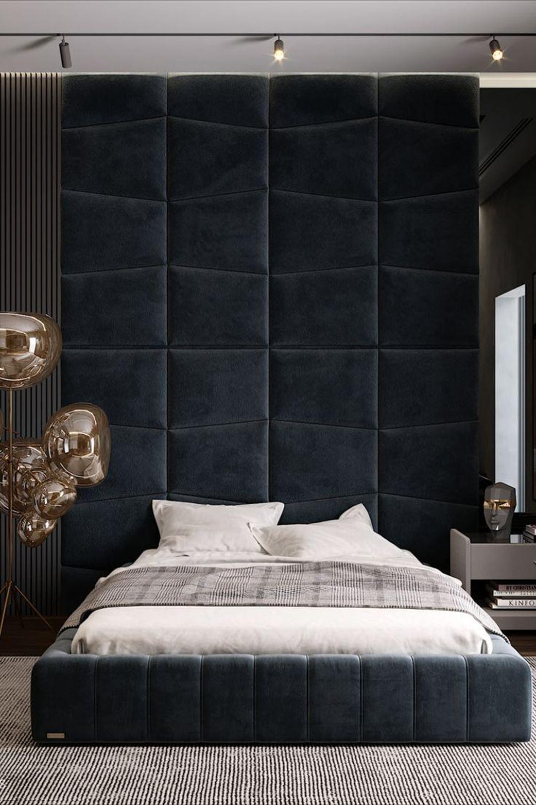 Upholstered Headboards Wall Panels & Bed Frames Any Size! Custom Made ...