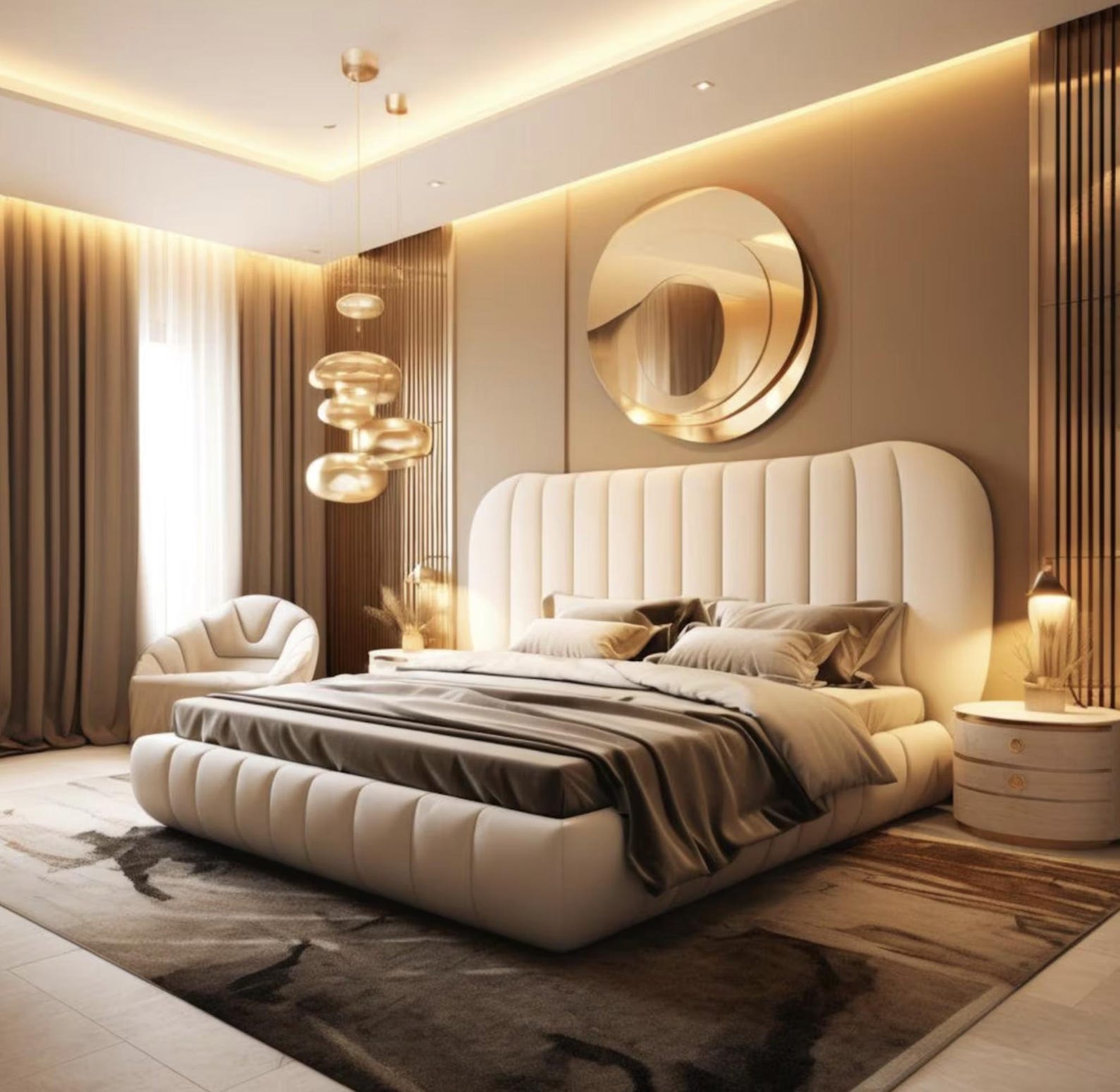 Upholstered Headboards Wall Panels & Bed Frames Any Size! Custom Made ...