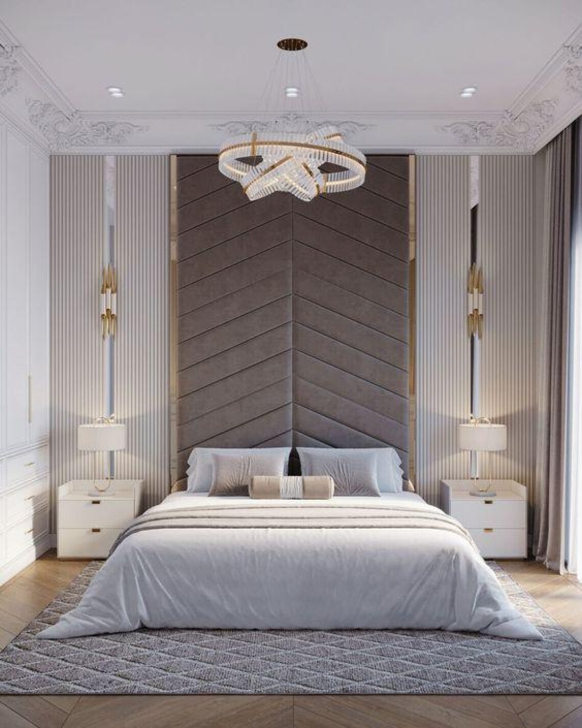 Upholstered Headboards Wall Panels & Bed Frames Any Size Custom Made to ...