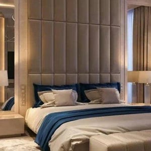 Upholstered Headboards Wall Panels & Bed Frames Any Size Custom Made to ...