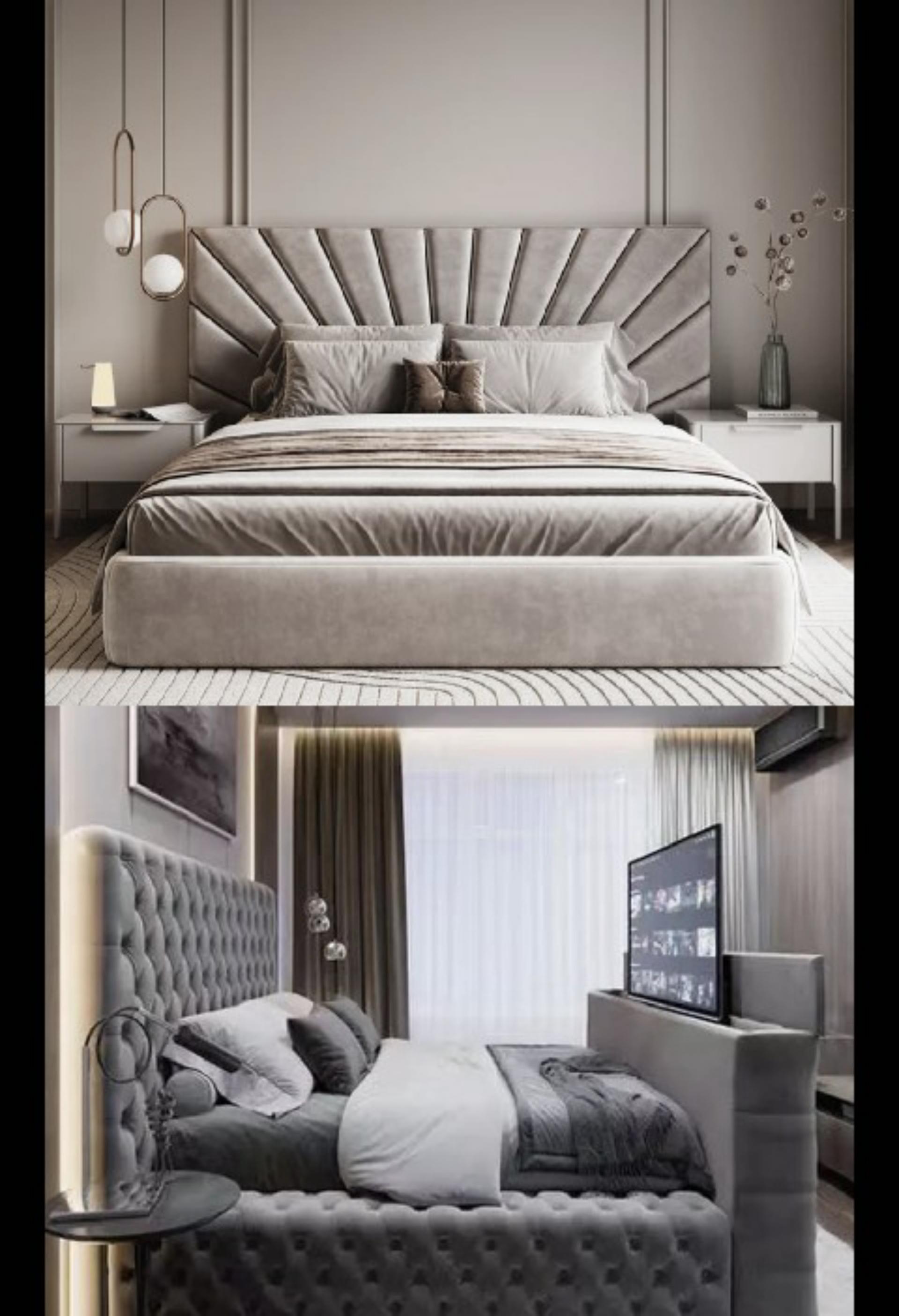 Upholstered Headboards Wall Panels & Bed Frames Any Size! Custom Made ...