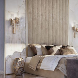 Upholstered Headboards Wall Panels & Bed Frames Any Size! Custom Made ...