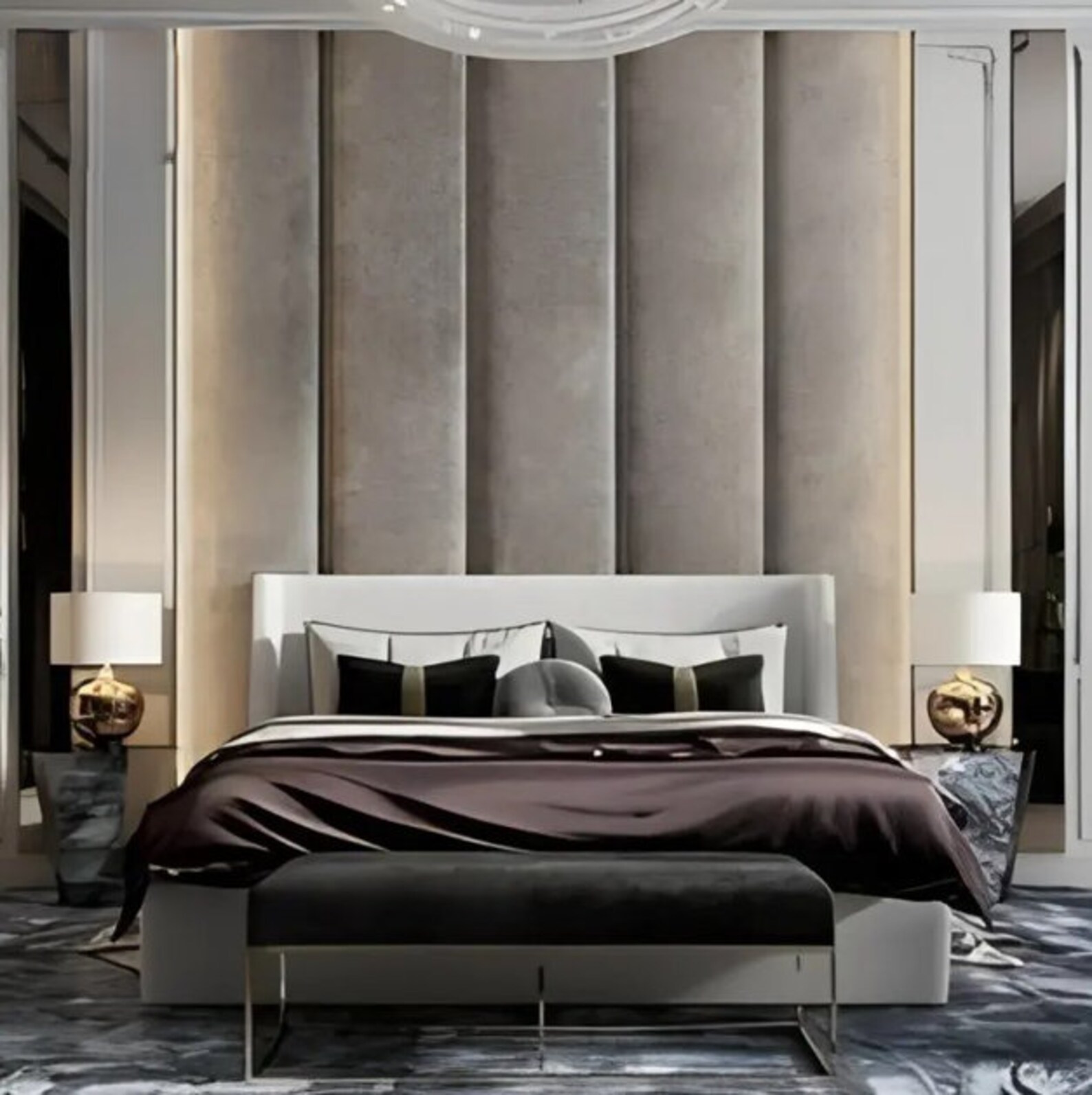 Upholstered Headboards Wall Panels & Bed Frames Any Size Custom Made to ...