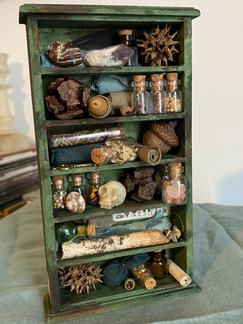 Fairy Witch Cabinet of Ingredients and Curios - Etsy