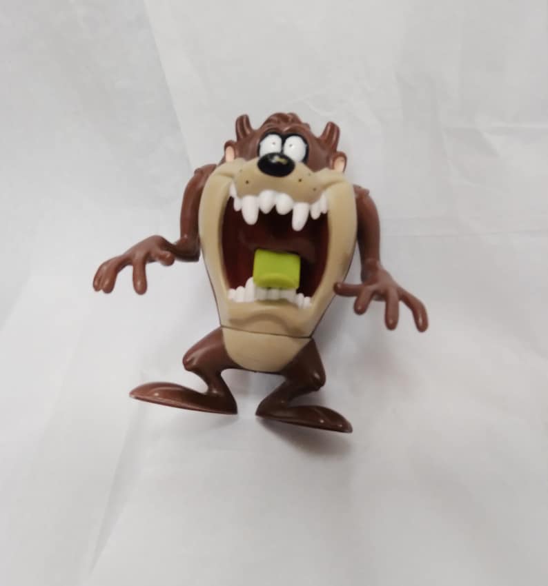 Warner Bros. Rare Green Tongued Taz the Tazmanian Devil Action Figure ...