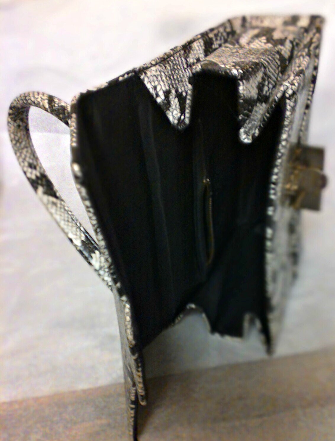 Ladies Faux Snake Skin Hand Bag - Etsy