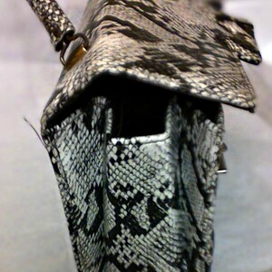 Ladies Faux Snake Skin Hand Bag - Etsy
