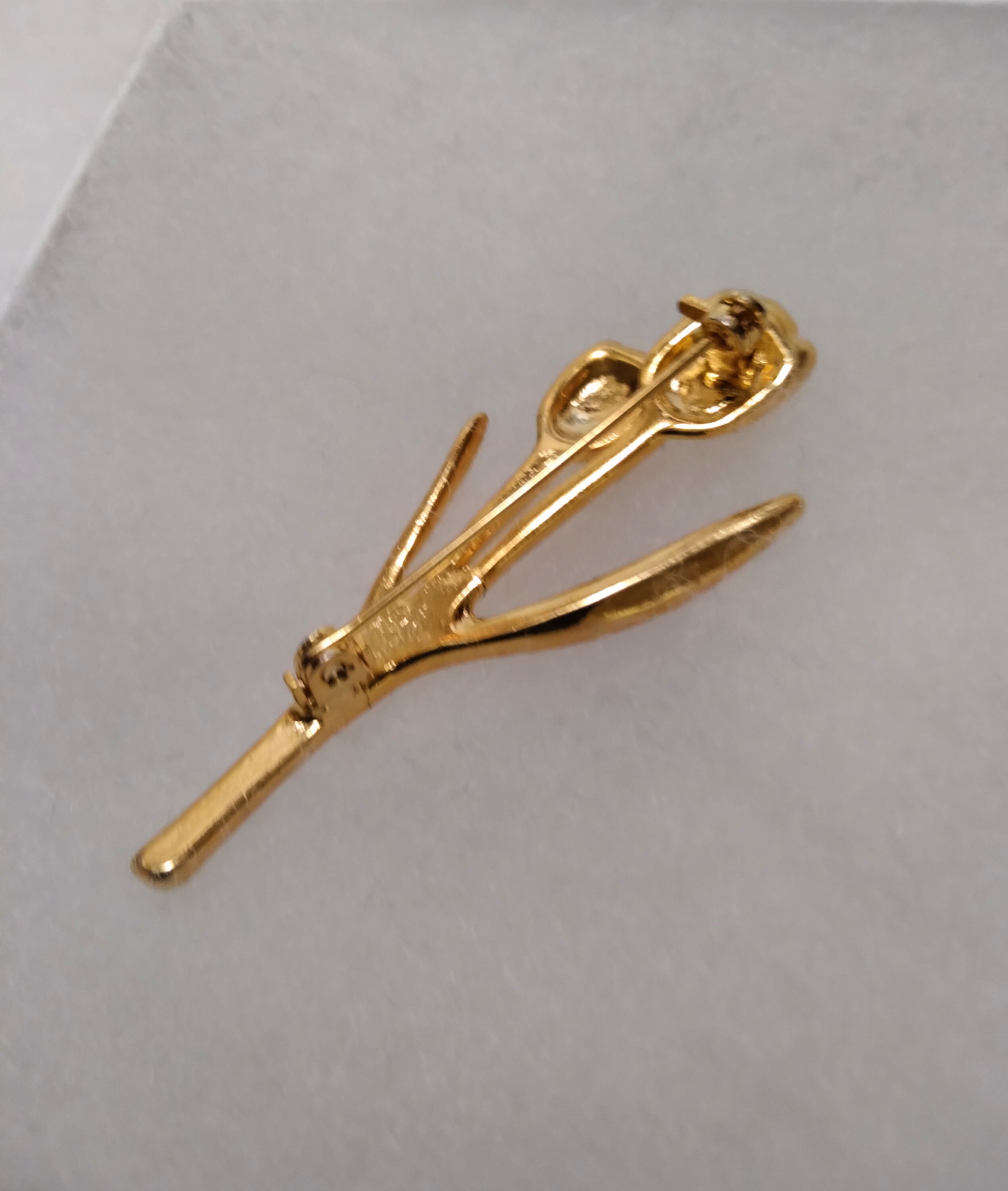 Gold Tone Spring Time Tulip Brooch - Etsy