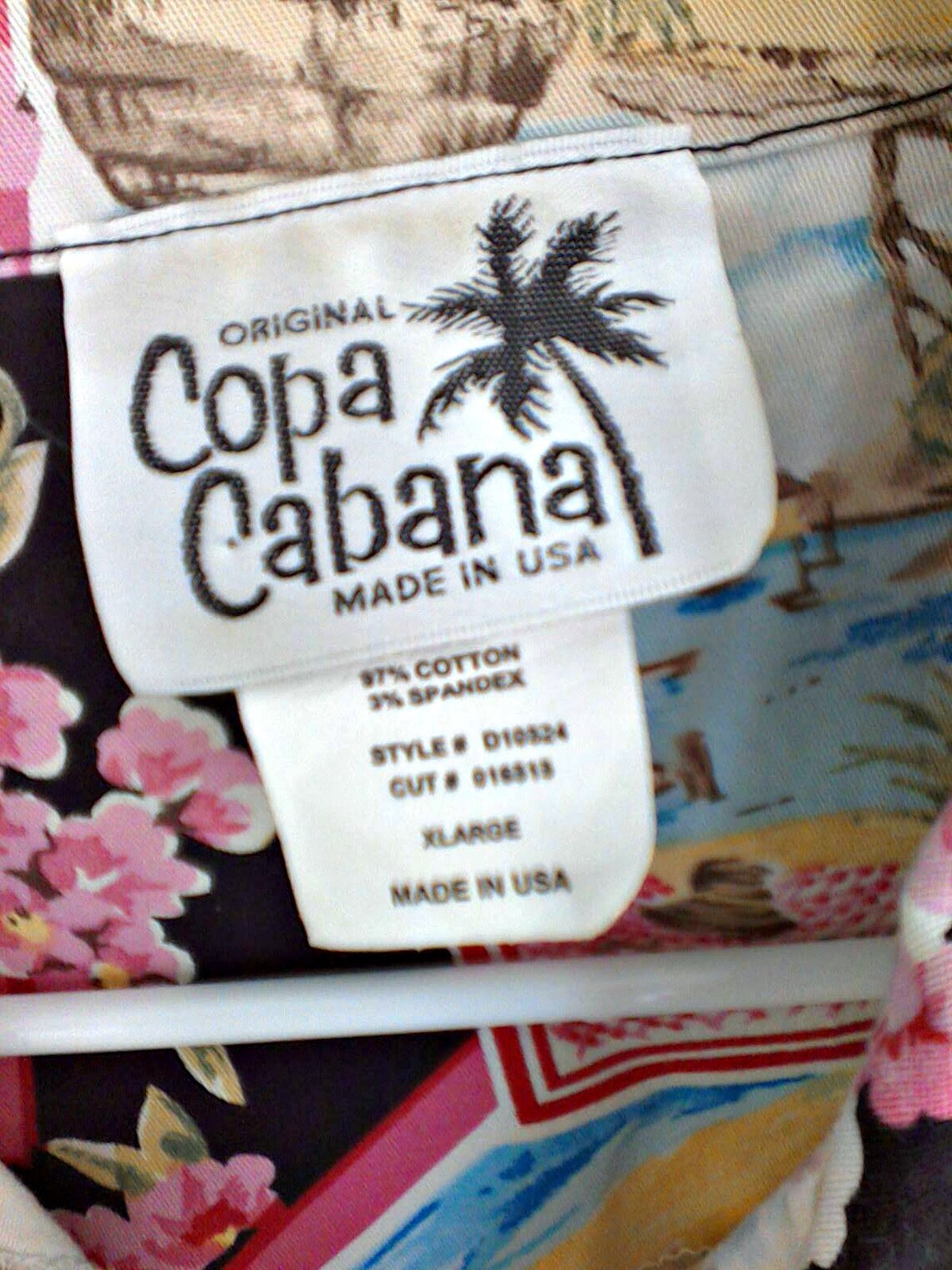 Vintage Ladies Copa Cabana Tropical Print Blouse - Etsy
