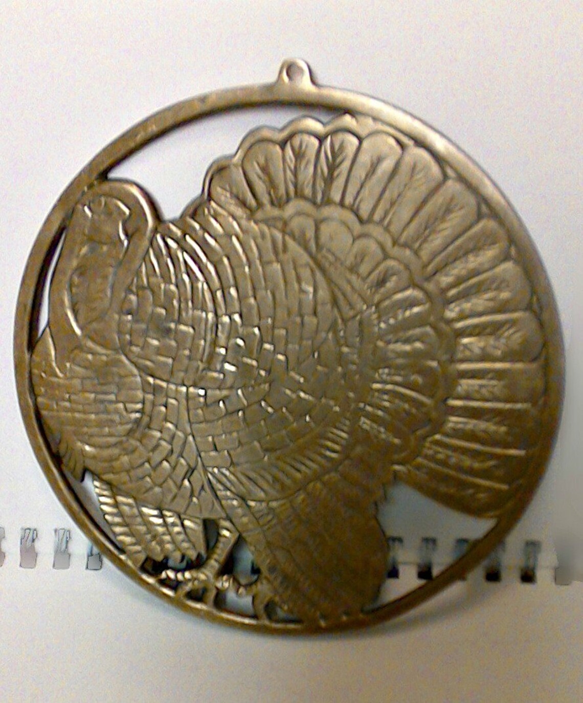 Vintage 1983 Gorham Brass Italian Footed Turkey Trivet 7 - Etsy