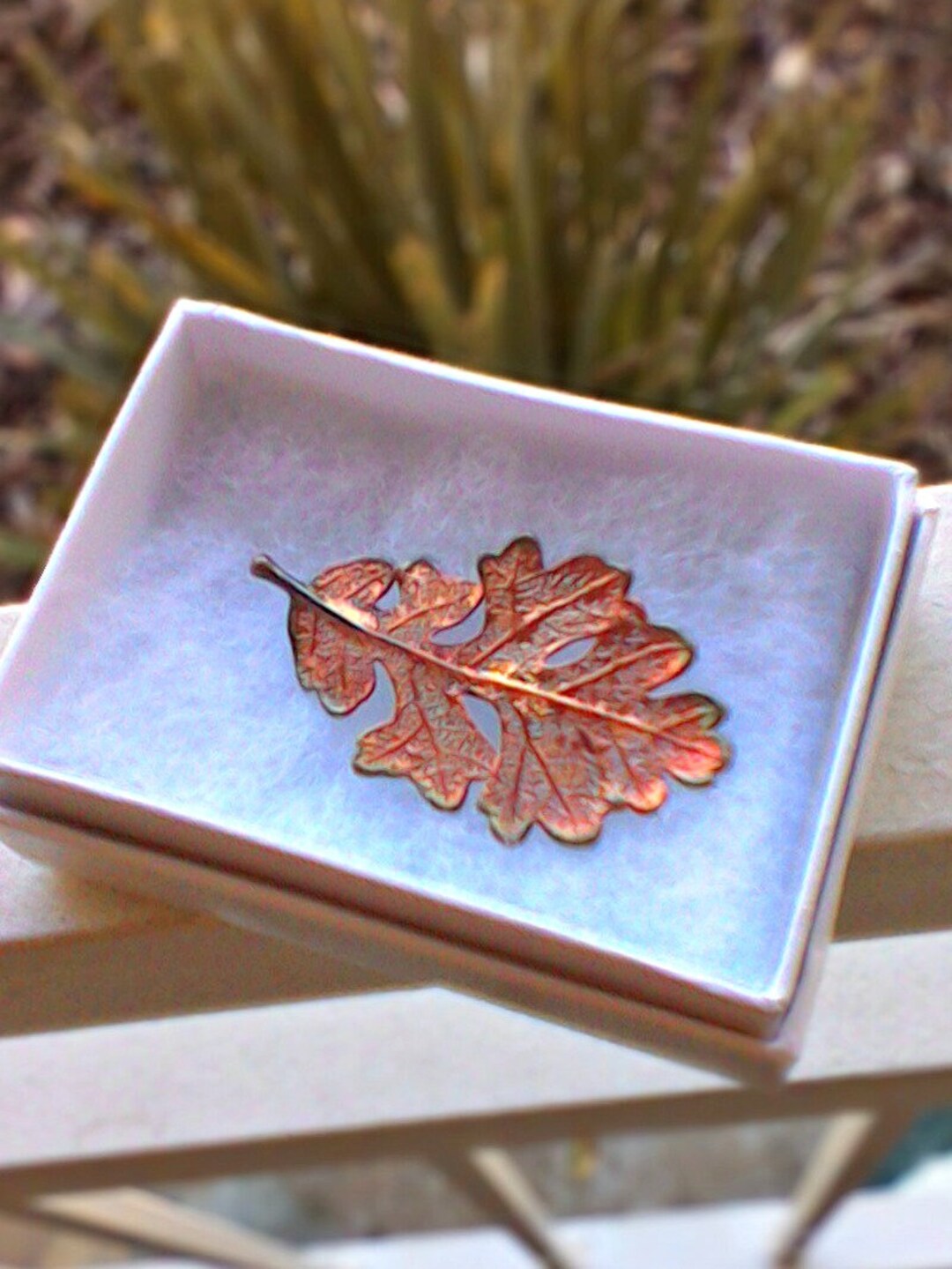Fall Bronze Colored Leaf Brooch/pendant - Etsy