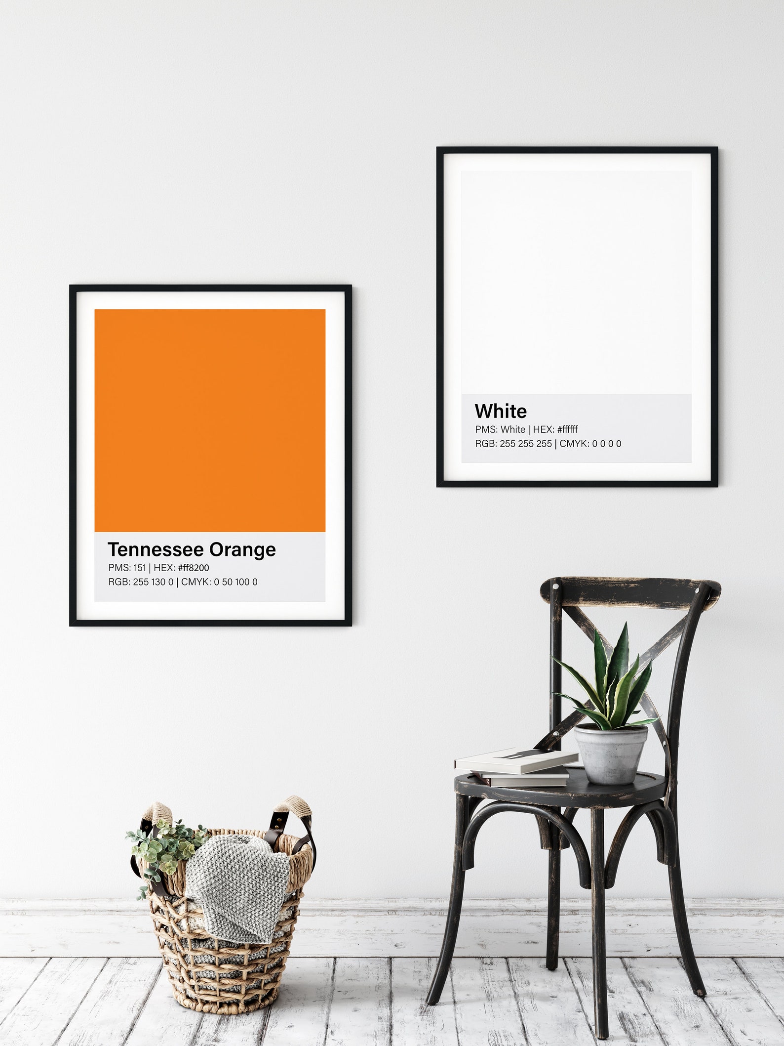 Tennessee Colors Pantone Prints University of Tennessee | Etsy