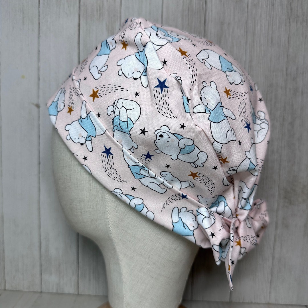 Storybook Bear Pixie Scrub Cap: Women's Beloved Character Tie-back OR ...