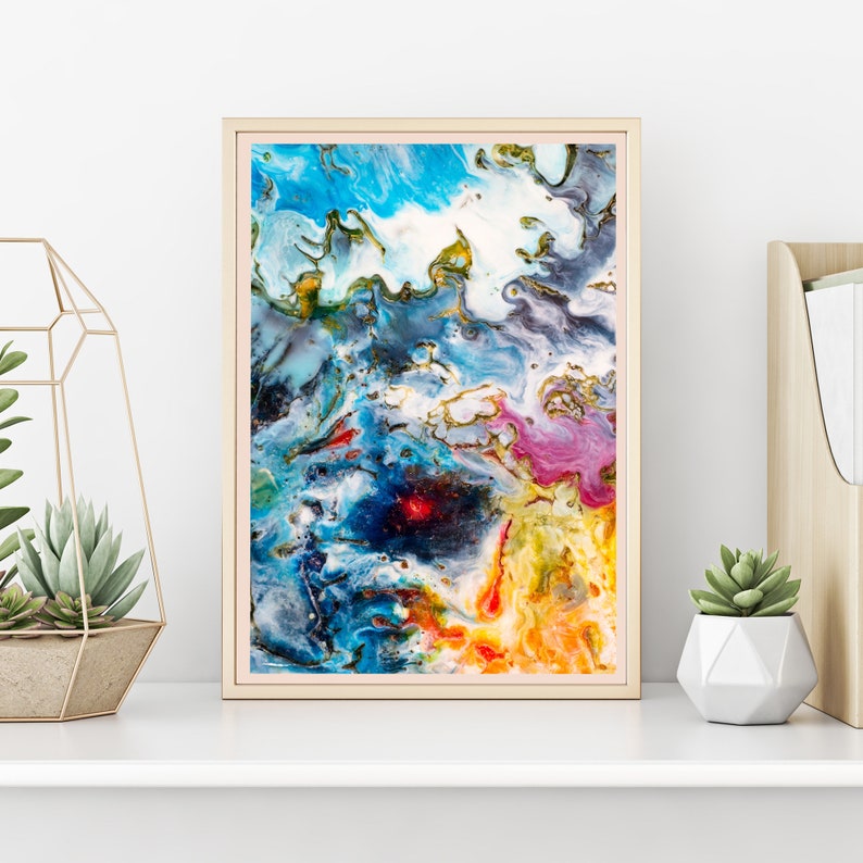 ABSTRACT PRINTS Printable Wall Art Digital Download Modern Wall Art ...