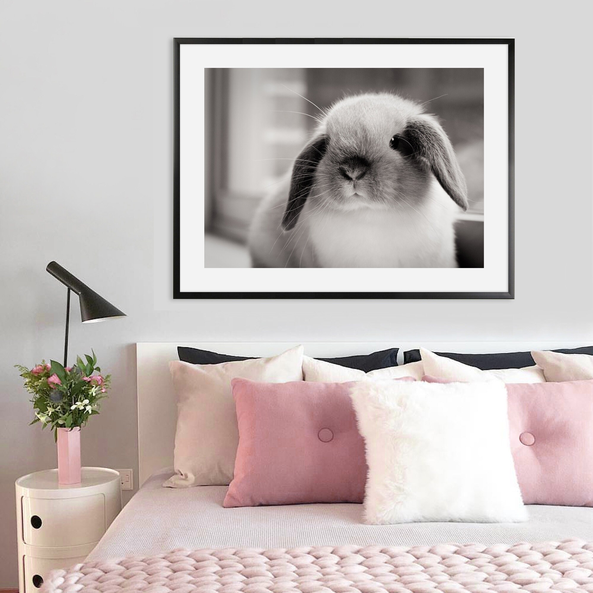 Rabbit Wild Animal Digital Download Wall Art Print Printable Room Large ...