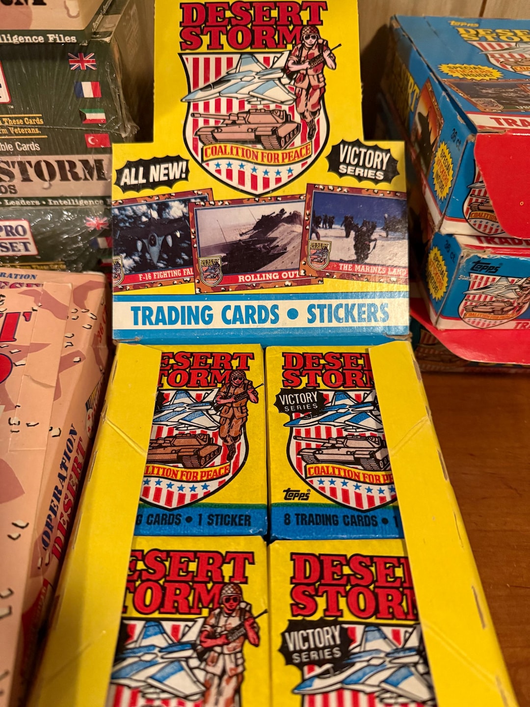 1991 Topps Desert Storm Trading Cards-1 Unopened Pack of 8 Cards. - Etsy