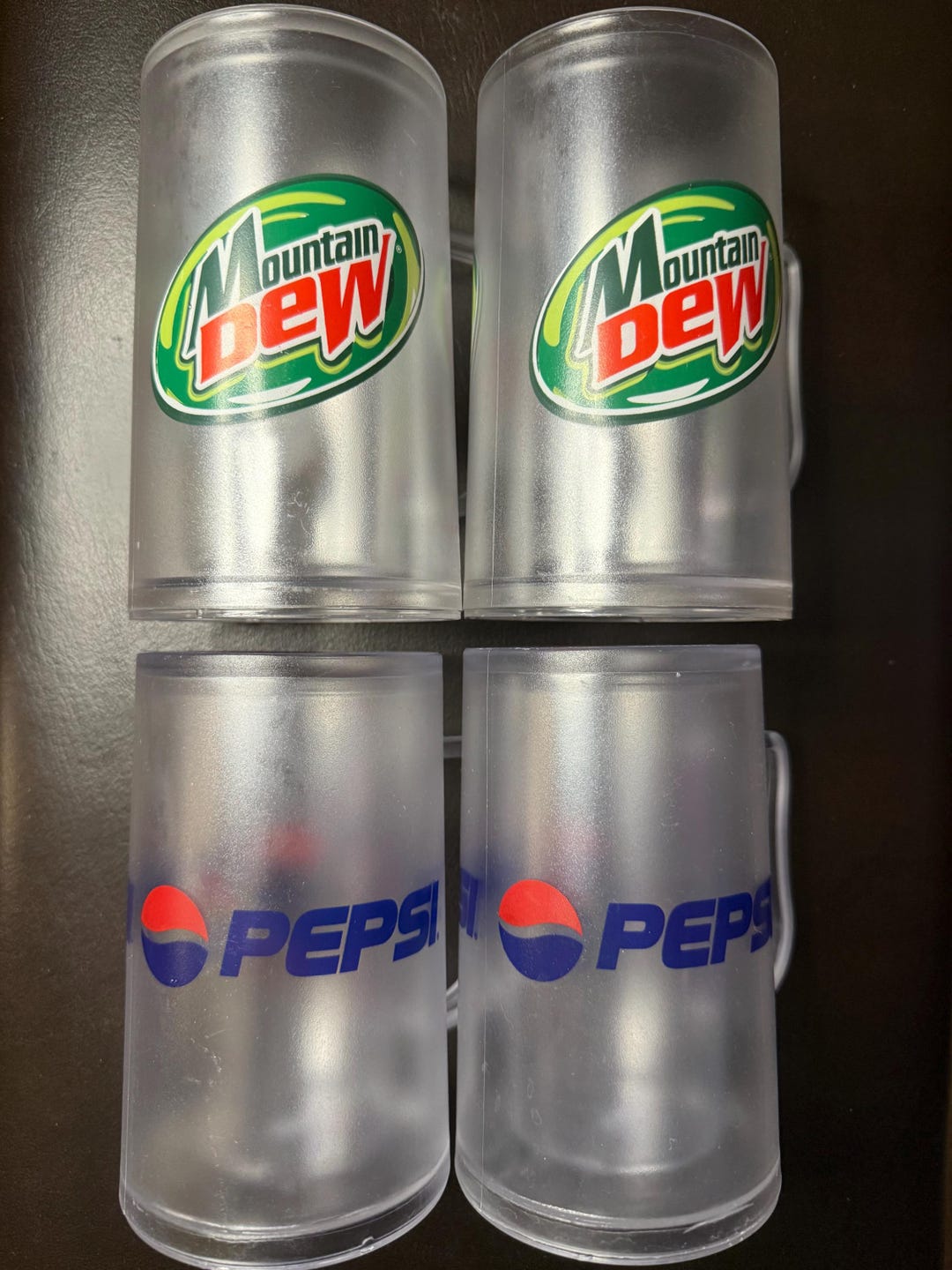 Vintage Pepsi & Mountain Dew Plastic Mugs: 90s Soda Collectibles (set ...