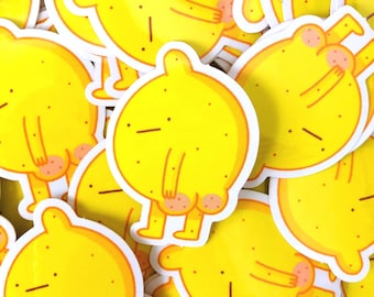 Butt Vinyl Decal - Etsy