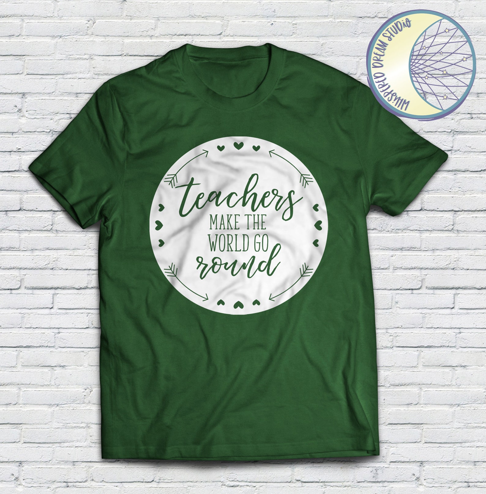Teachers Make the World Go Round SVG - PNG - Teacher Appreciation ...