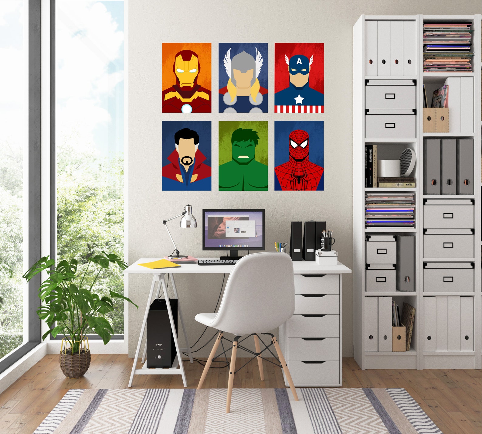 Set Posters Minimalist of 6 Pcs Decor Poster Set Poster Wall - Etsy