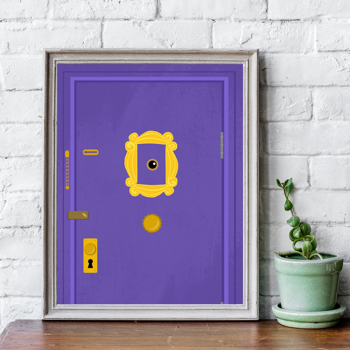 TV Show Apartment Poster Set: Minimalist Room Decor - Etsy