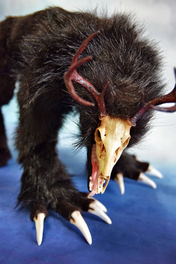 Wendigo collectible art doll | Etsy