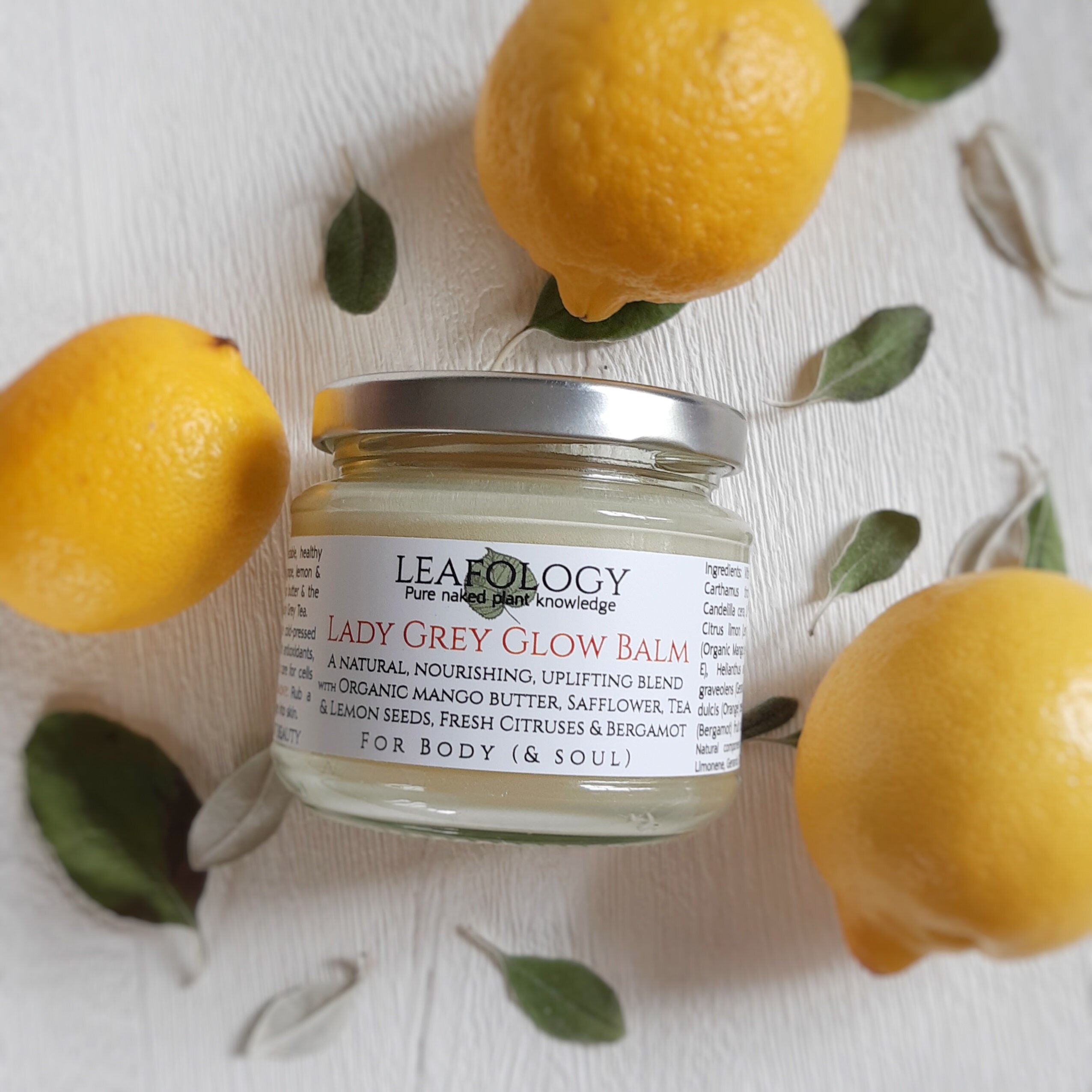Lady Grey Glow Balm Organic Natural Skincare Moisturiser - Etsy UK