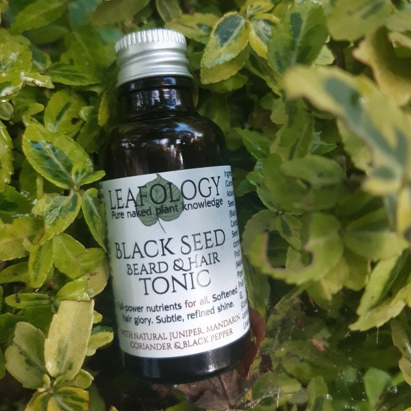 Black Seed Beard & Hair Tonic With Natural Juniper, Mandarin, Coriander ...