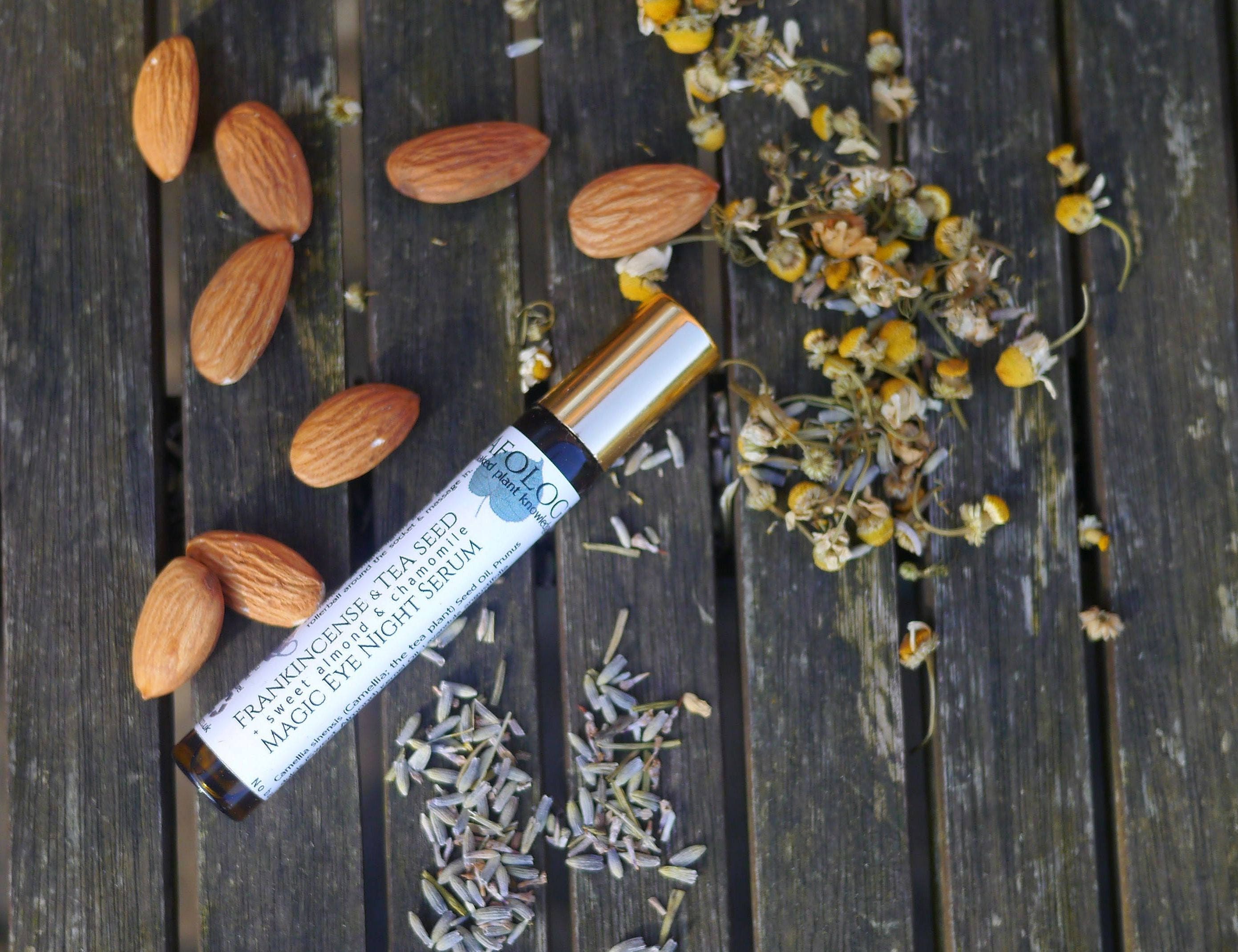 Frankincense & Tea Seed Magic Eye Night Serum with Sweet - Etsy