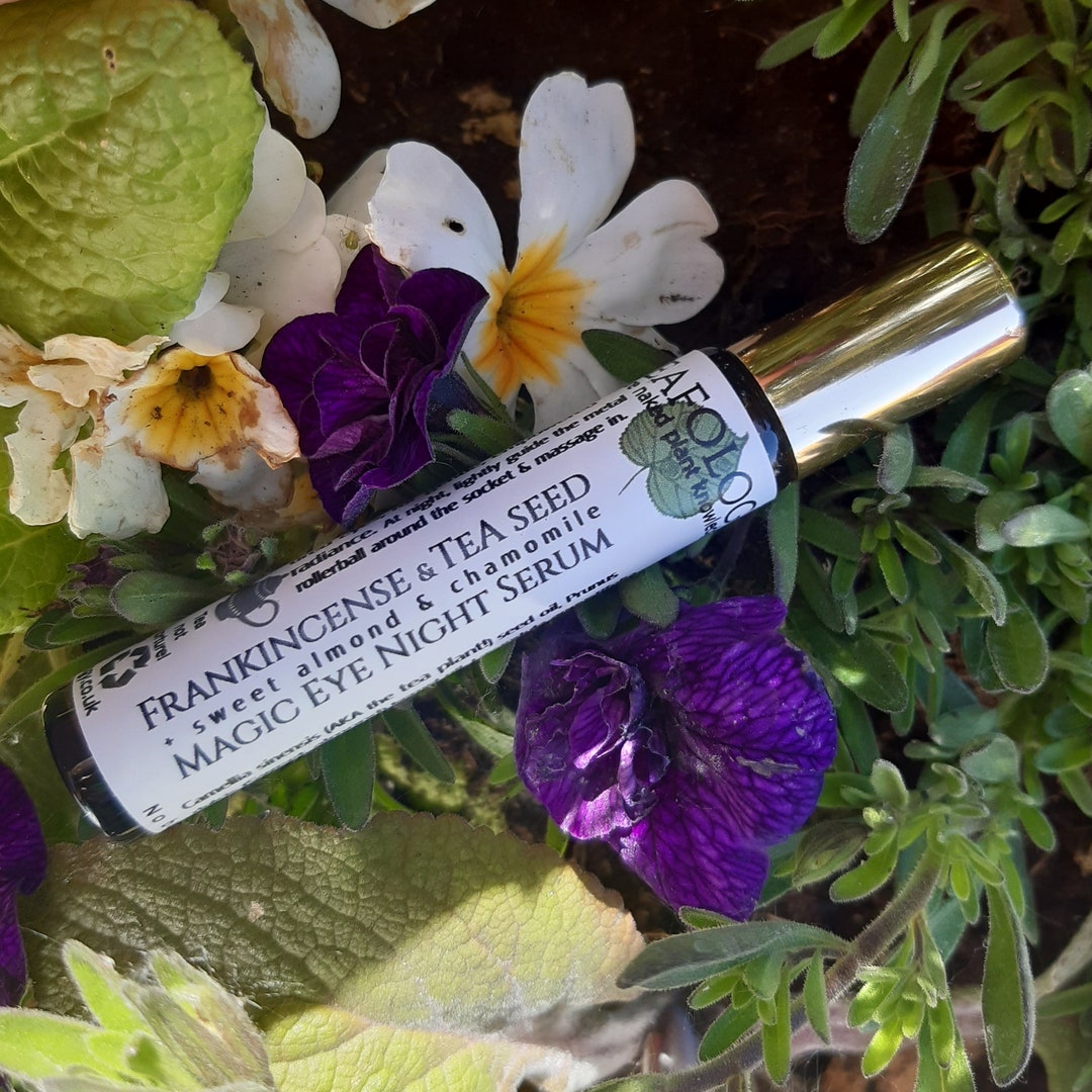 Frankincense & Tea Seed Magic Eye Night Serum (with Sweet Almond and ...