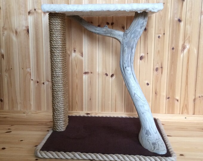 Cat Tree With a Big Scratching Post - Etsy