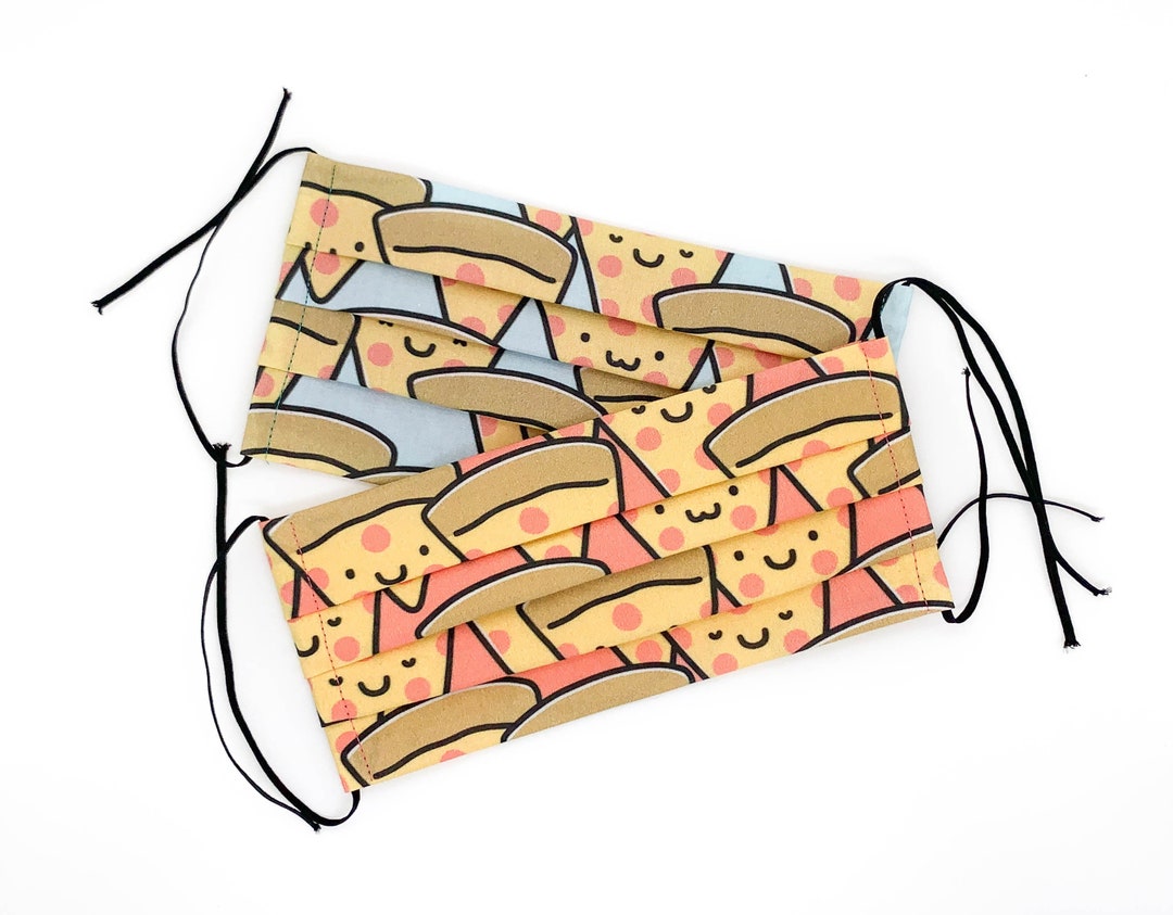 Pizza Party Taco Tuesday Happy Food Face Mask Reusable Mask - Etsy