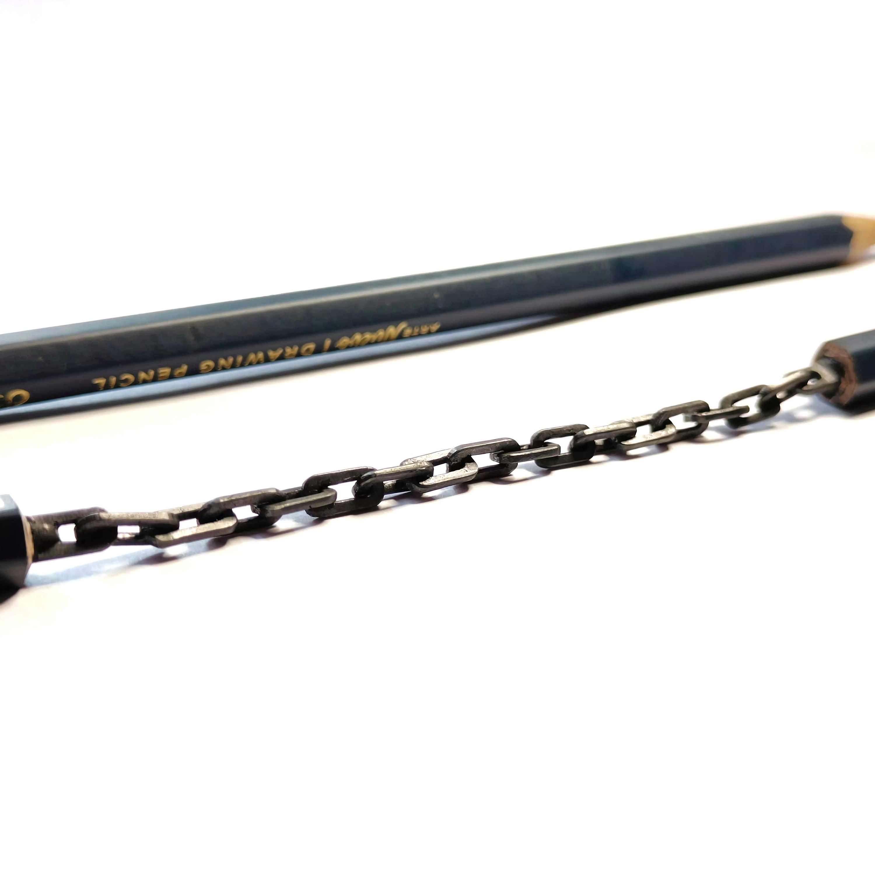 Pencil Chain / Chain of Patience / Microart Gift - Etsy