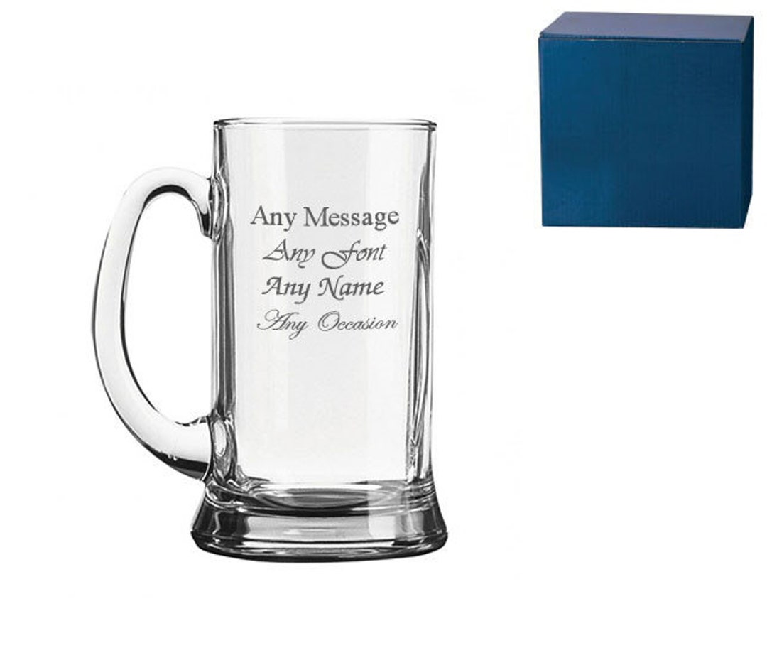 Personalised Engraved HALF PINT Icon Tankard Cider Beer Glass - Etsy