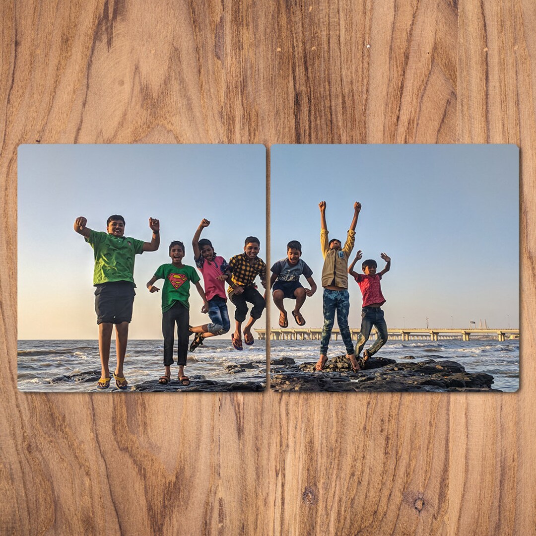 Personalised Photo Former Set MDF Coaster, Set of 2 - Etsy