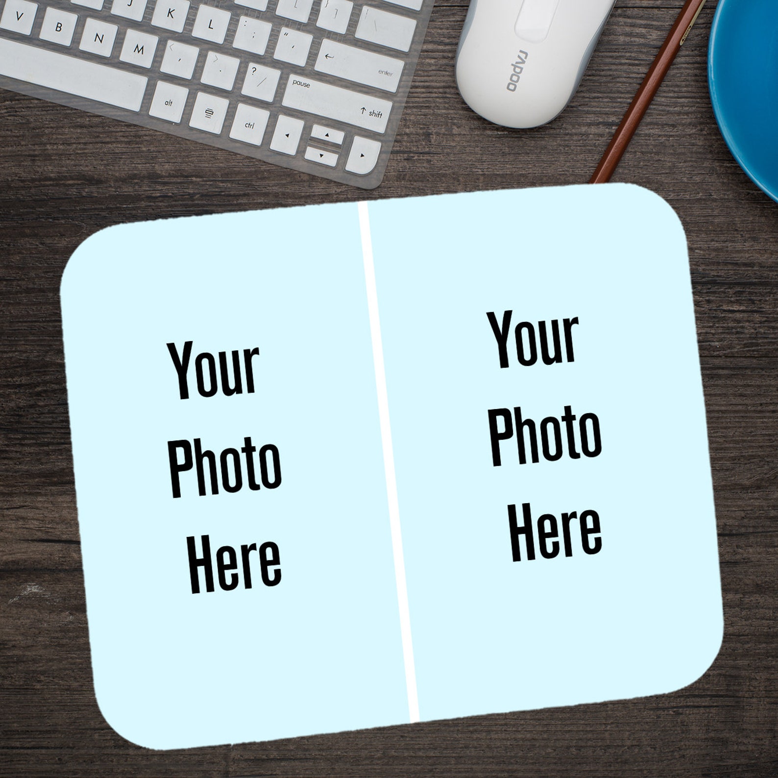 Custom Mouse Pad Photo Collage-different Photos Customized Mouse Pad ...