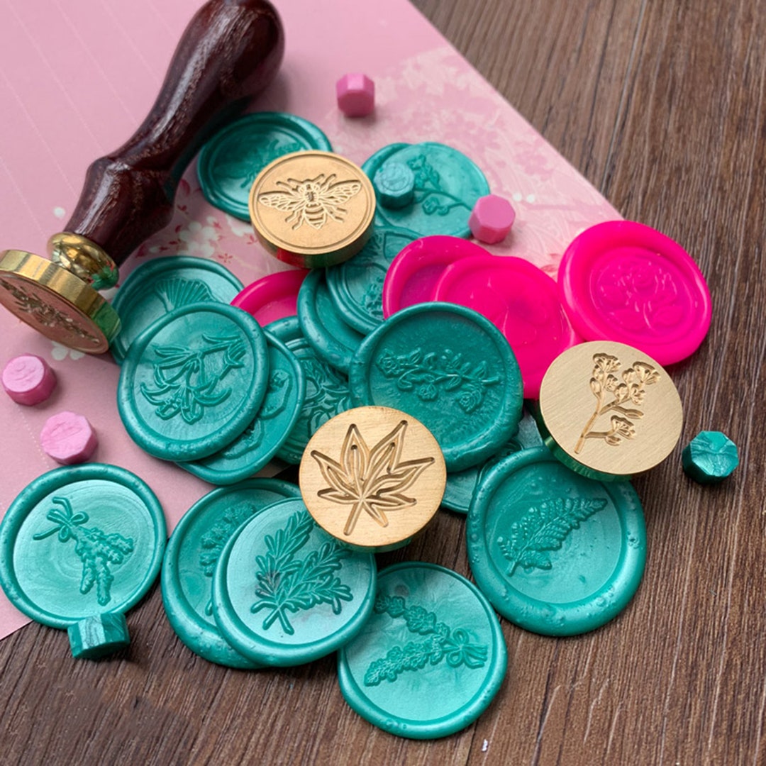 Monogram Wax Stickers, Self Adhesive Wax Seals, Custom Wax Seal ...